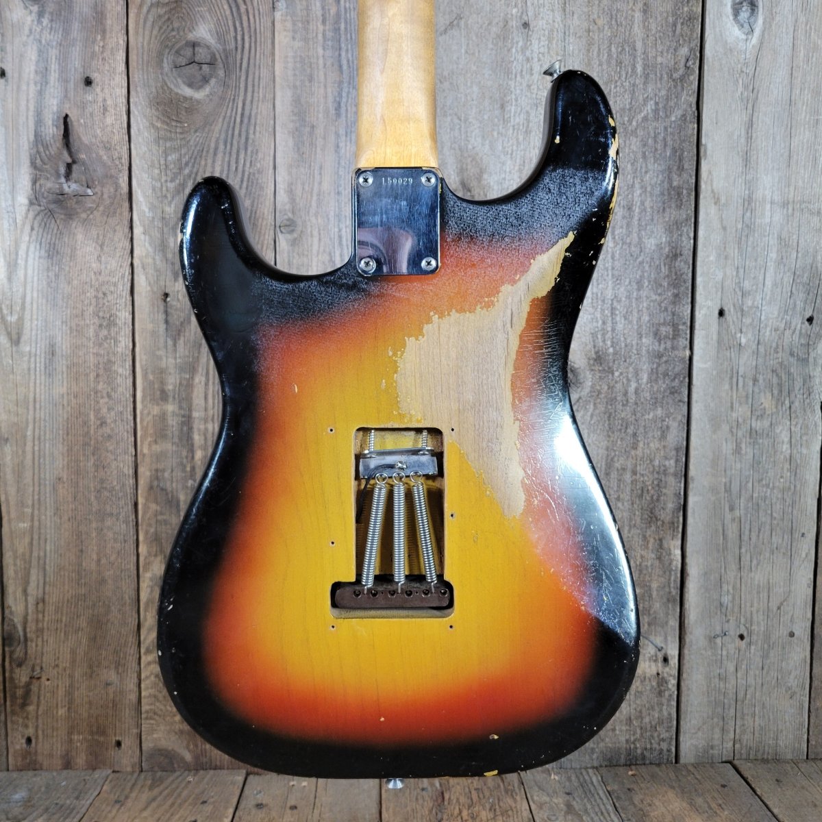 Fender Stratocaster 1964 L-Plate Green Guard | Mahar’s Vintage Guitars ...