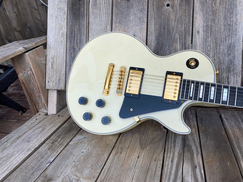 SOLD - Gibson Les Paul Custom White Custom Shop 2008 - SOLD – Mahar's ...