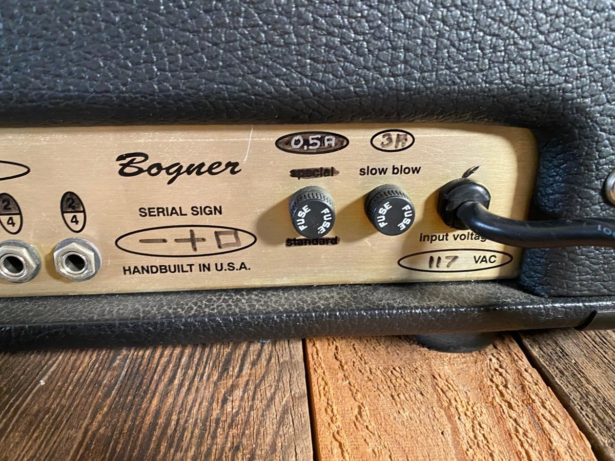 SOLD - Bogner Caveman "Mojo" Amp Head Artist Prototype – Mahar's ...